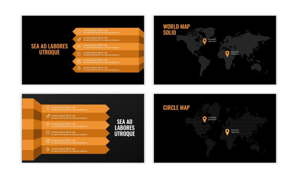 OSLO PROFESSIONAL DARK ORANGE FREE POWERPOINT TEMPLATE | Slides Gallery
